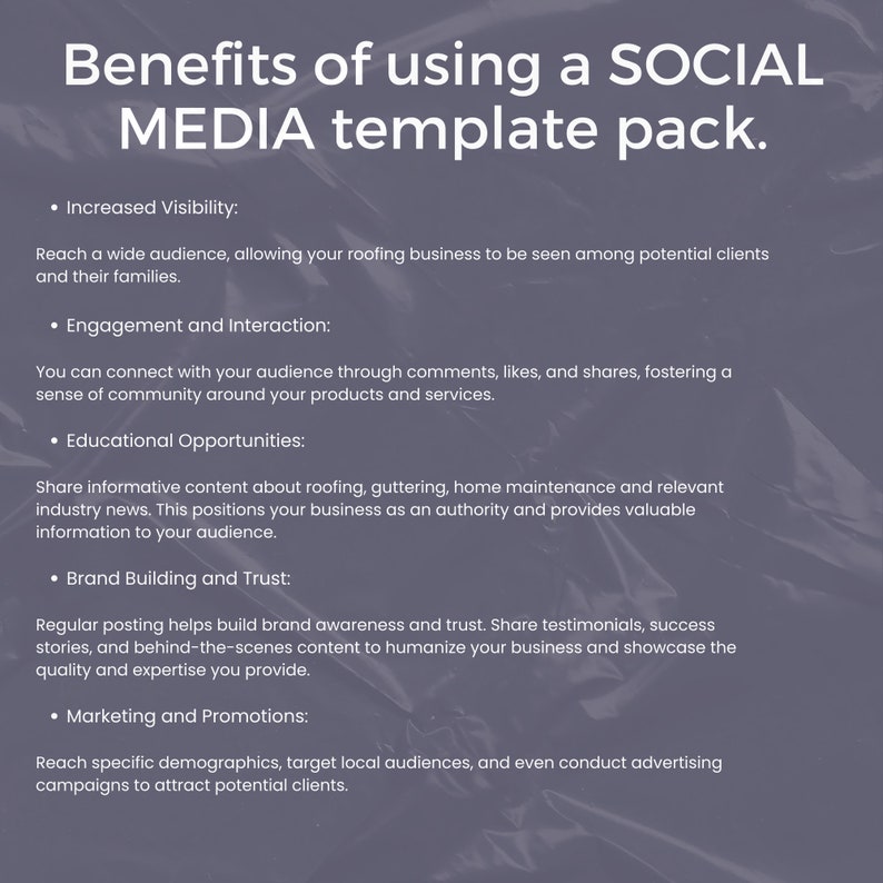 Roofing Business Social Media Post Templates, Roofing and Guttering ...