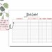 Stock Control Template, Inventory Management PDF Printable Record Sheet ...