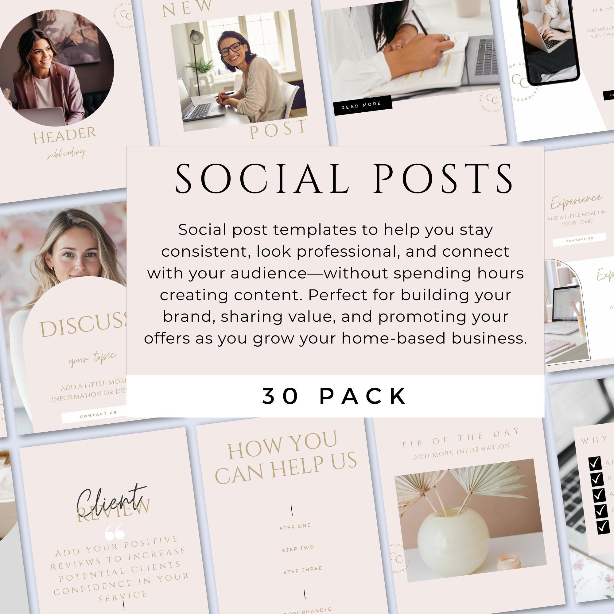 Small Business Starter Kit Canva, Editable Business Templates, Start-up ...