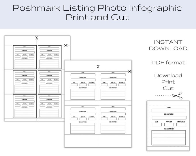 Poshmark Clothing Photo Infographic Printable Poshmark - Etsy