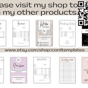 Editable Business Packing Slip Template, Packing List Printable Form ...