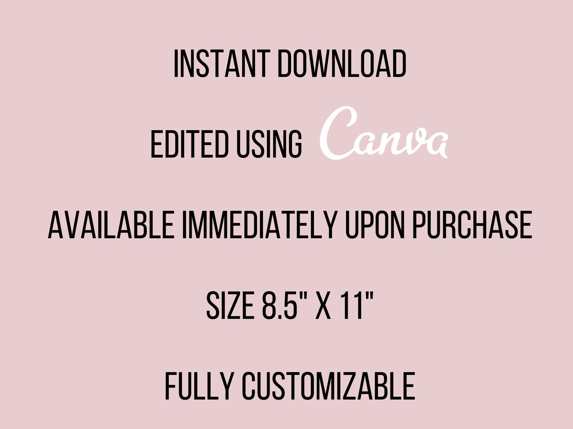 Pink Glitter Effect Editable Order Form Template, Printable and ...