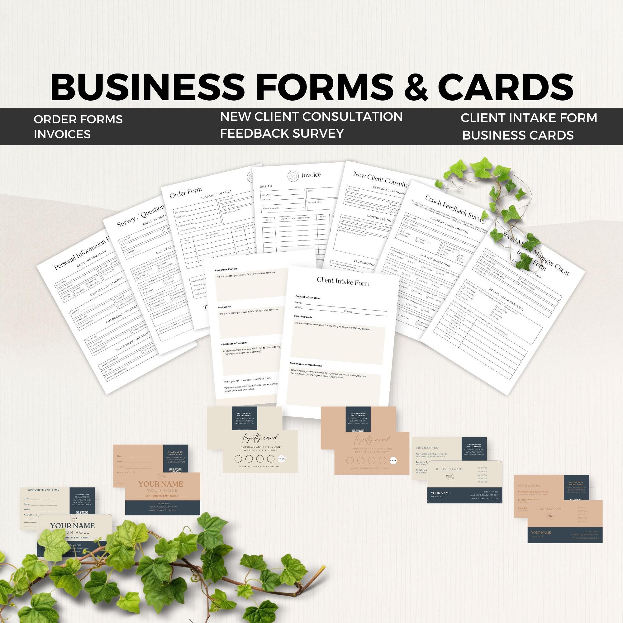 Small Business Starter Kit Bundle for Branding, Marketing and Growth ...