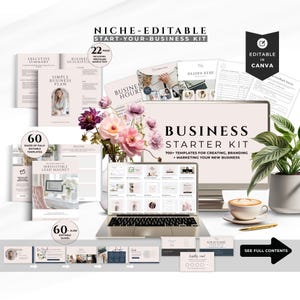 Small Business Starter Kit Canva, Editable Business Templates, Start-up ...