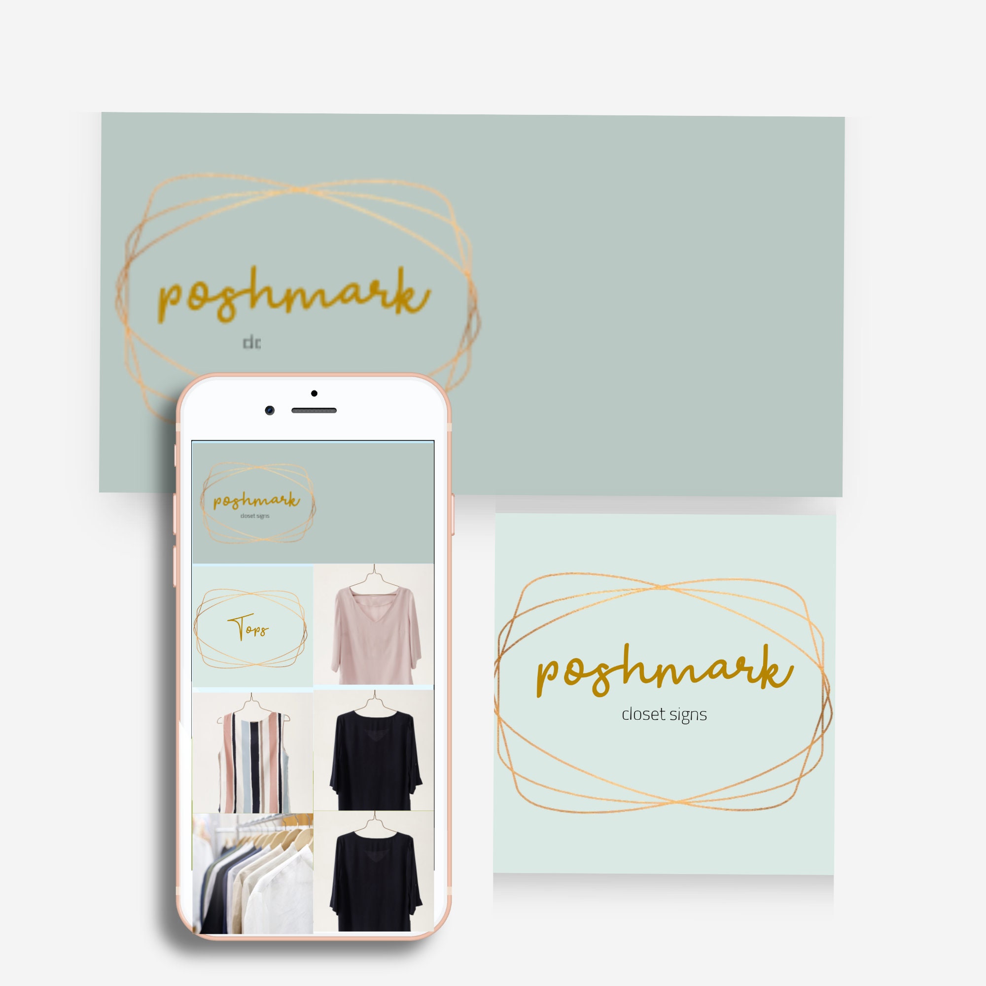 Poshmark Reseller Planner Organization Templates | Mega Bundle of ...