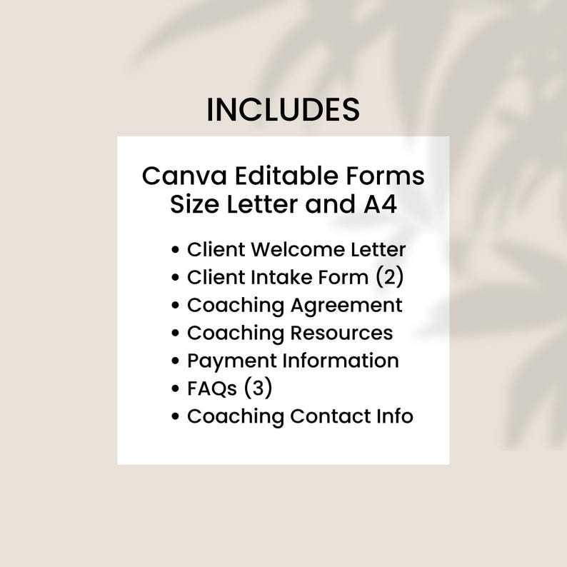 Client Welcome Packet Template, Coaching Intake Forms, Onboard Forms ...