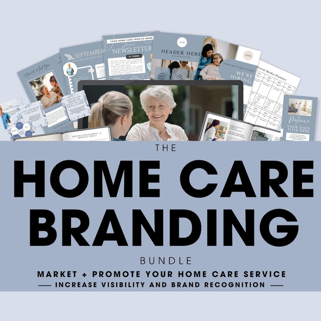 Home Care Service Branding Pack, Health Care Business Templates Pack ...
