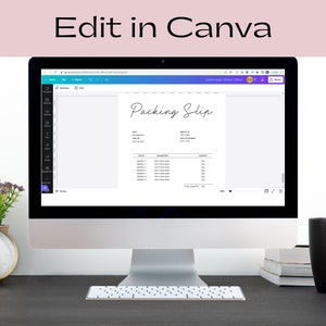 Editable Business Packing Slip Template, Minimalist Delivery Slip List ...