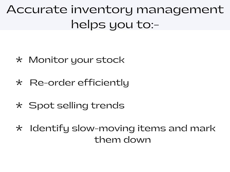 Editable Inventory Tracker, Printable Business Inventory Record ...