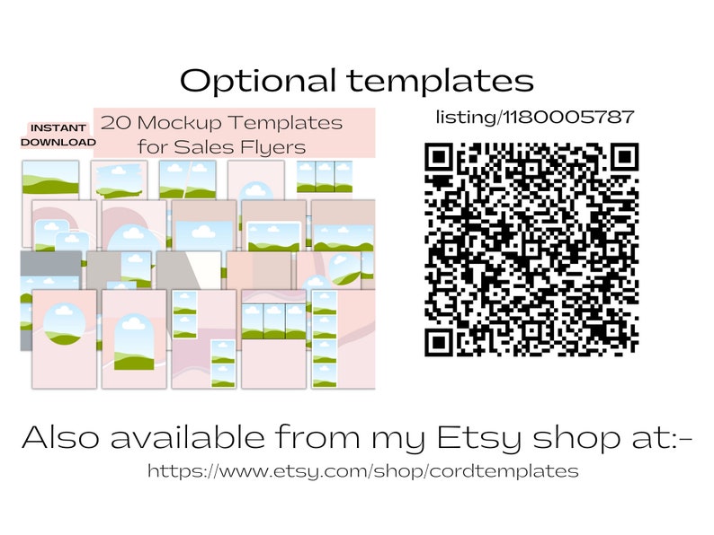 Poshmark Sales Flyer Mockup Template Pack Three Canva | Etsy