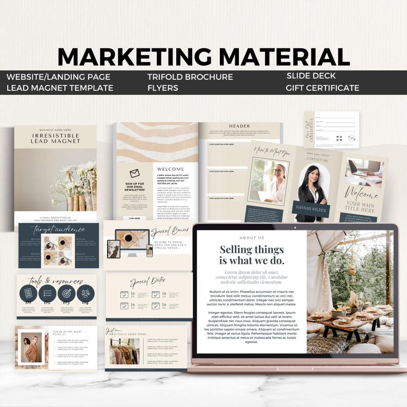Small Business Starter Kit Bundle for Branding, Marketing and Growth ...