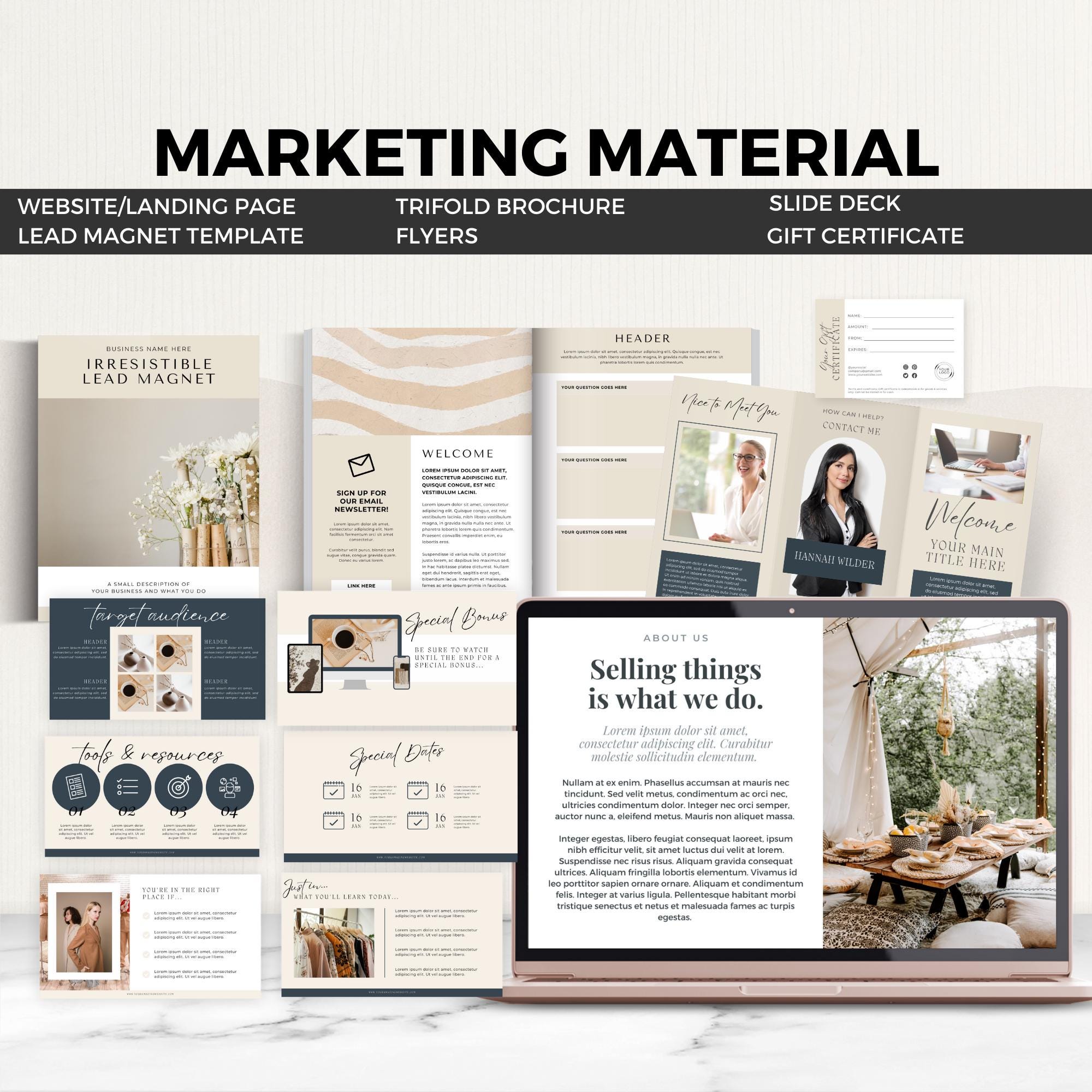 Small Business Starter Kit Bundle for Branding, Marketing and Growth ...