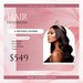 Hair Extension Course Flyers, Hair Salon Social Media Posts ...