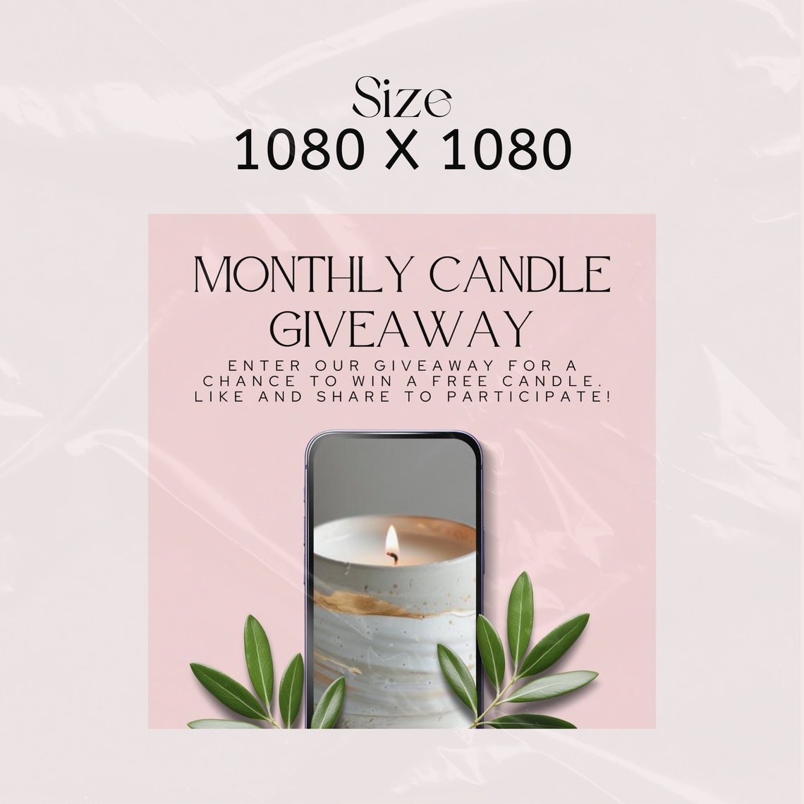 Candle Maker Business Social Media Post Templates, Candle-maker ...