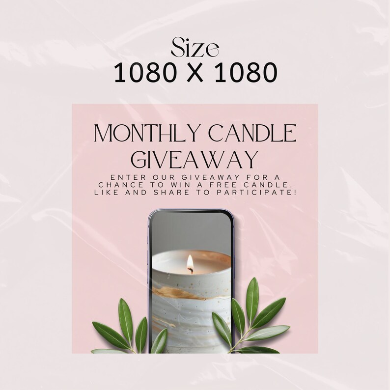 Candle Maker Business Social Media Post Templates, Candle-maker ...