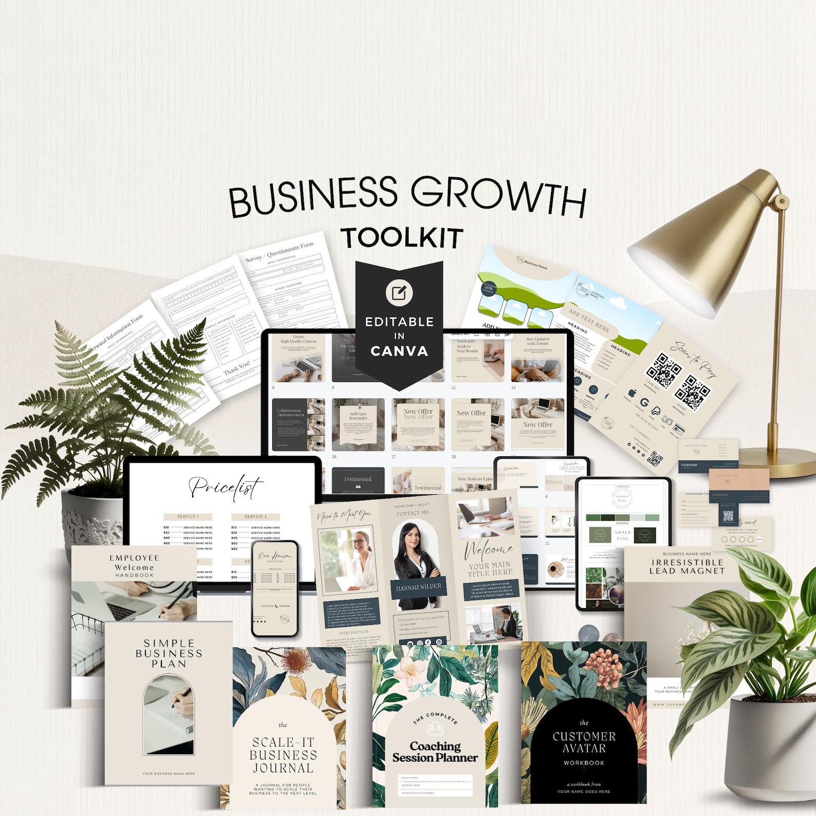 Small Business Starter Kit Bundle for Branding, Marketing and Growth ...