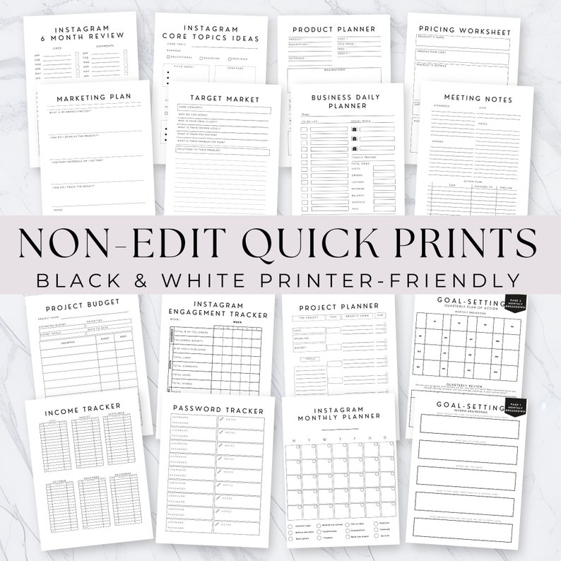 Bakery Business Planner Bundle, Home Bakery Business Forms Pack ...