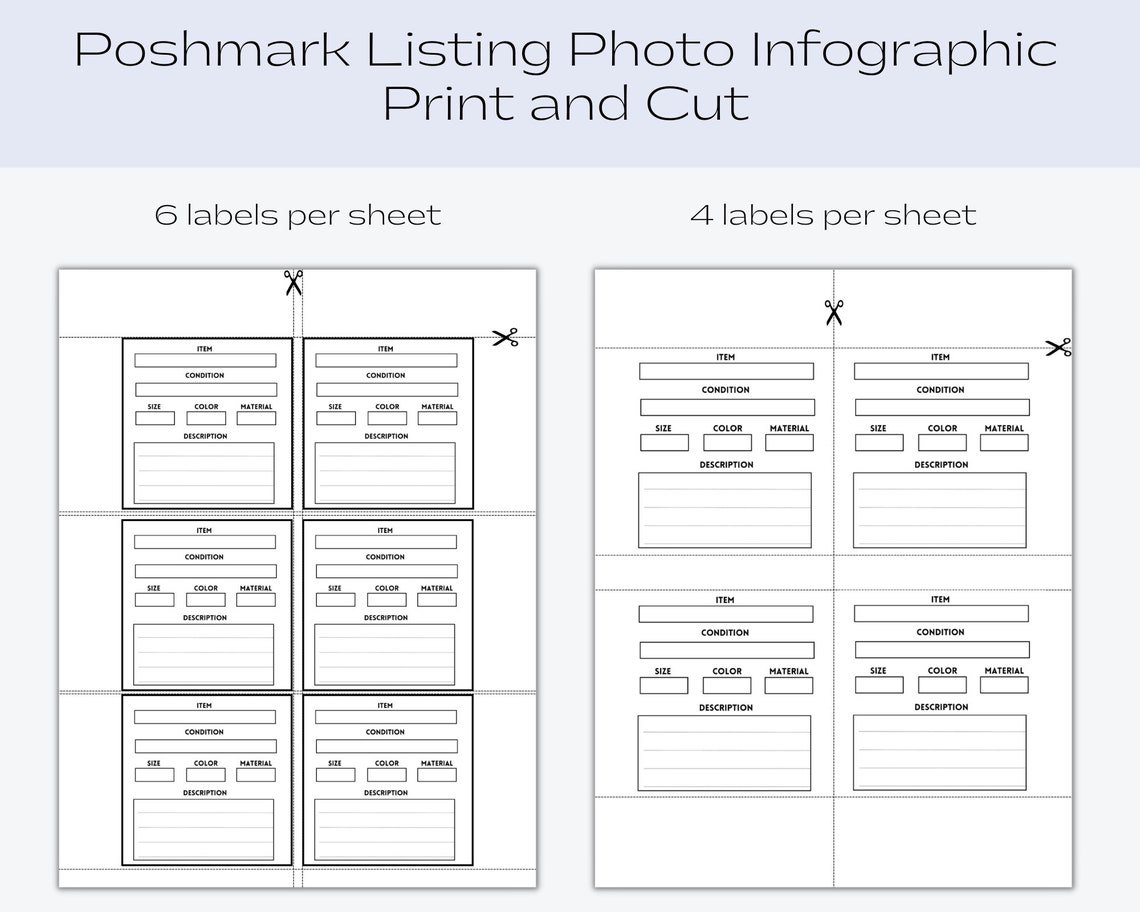 Poshmark Clothing Photo Infographic, Printable Poshmark Download for ...