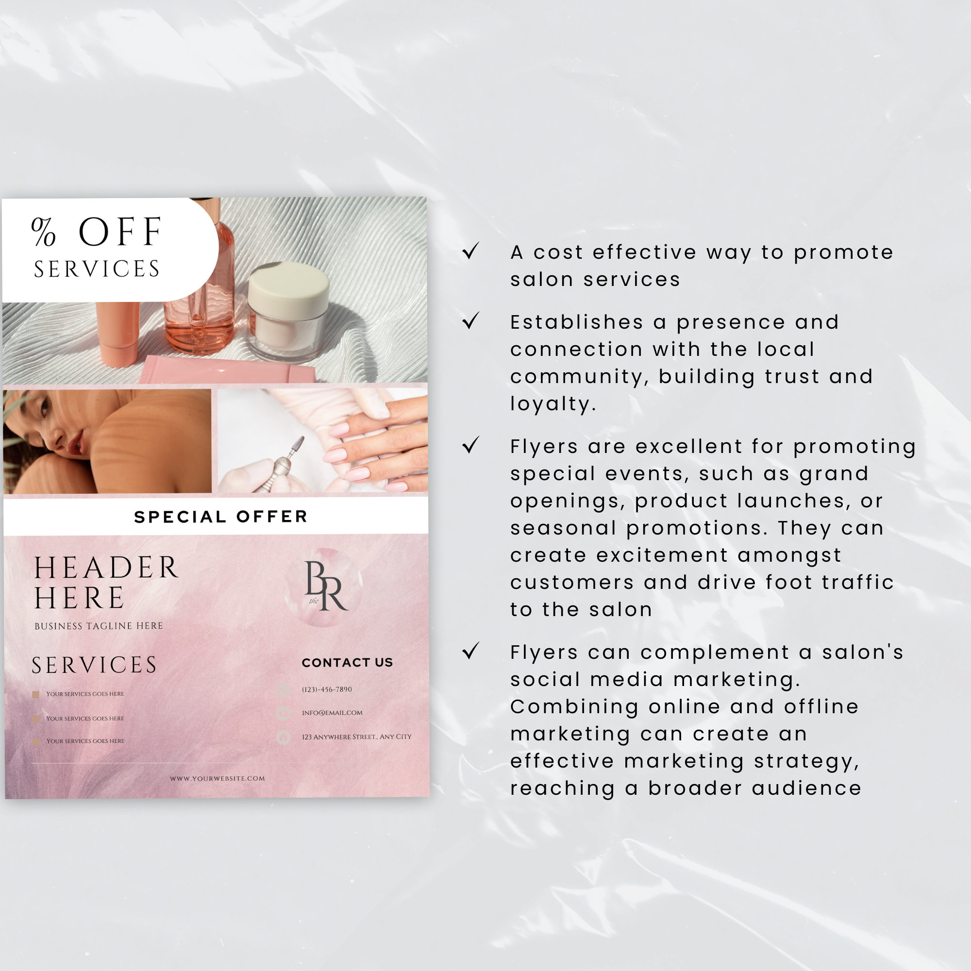 Beauty Salon Business Flyers, Hair Salon Advertisement, Salon Marketing ...