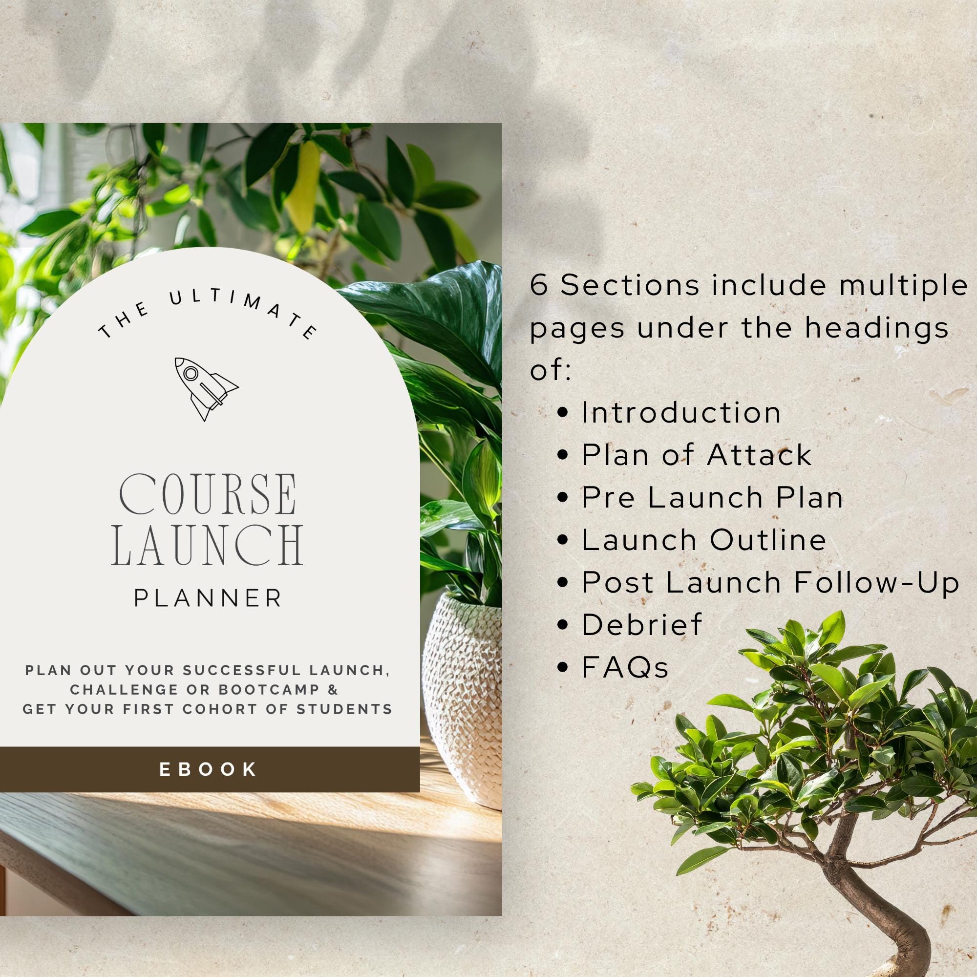 Editable Course Launch Template, Printable Workbook for Coaches to Help ...