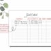 Stock Control Template, Inventory Management PDF Printable Record Sheet ...