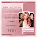Hair Extension Course Flyers, Hair Salon Social Media Posts ...