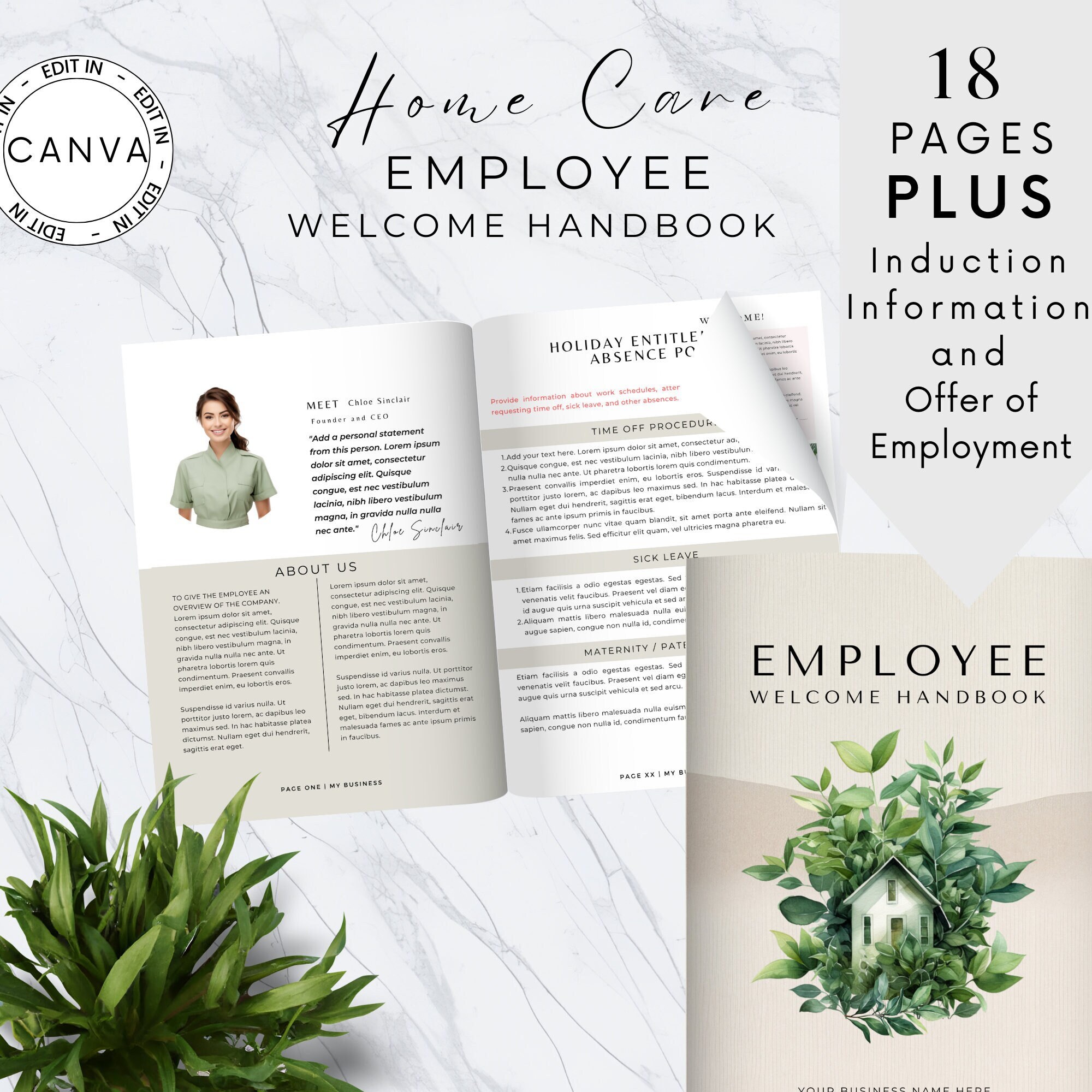 Home Care Employee Welcome Package Template, HR Checklist for Small ...
