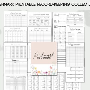 Poshmark Bundle PDF Printable Record Sheets Editable - Etsy