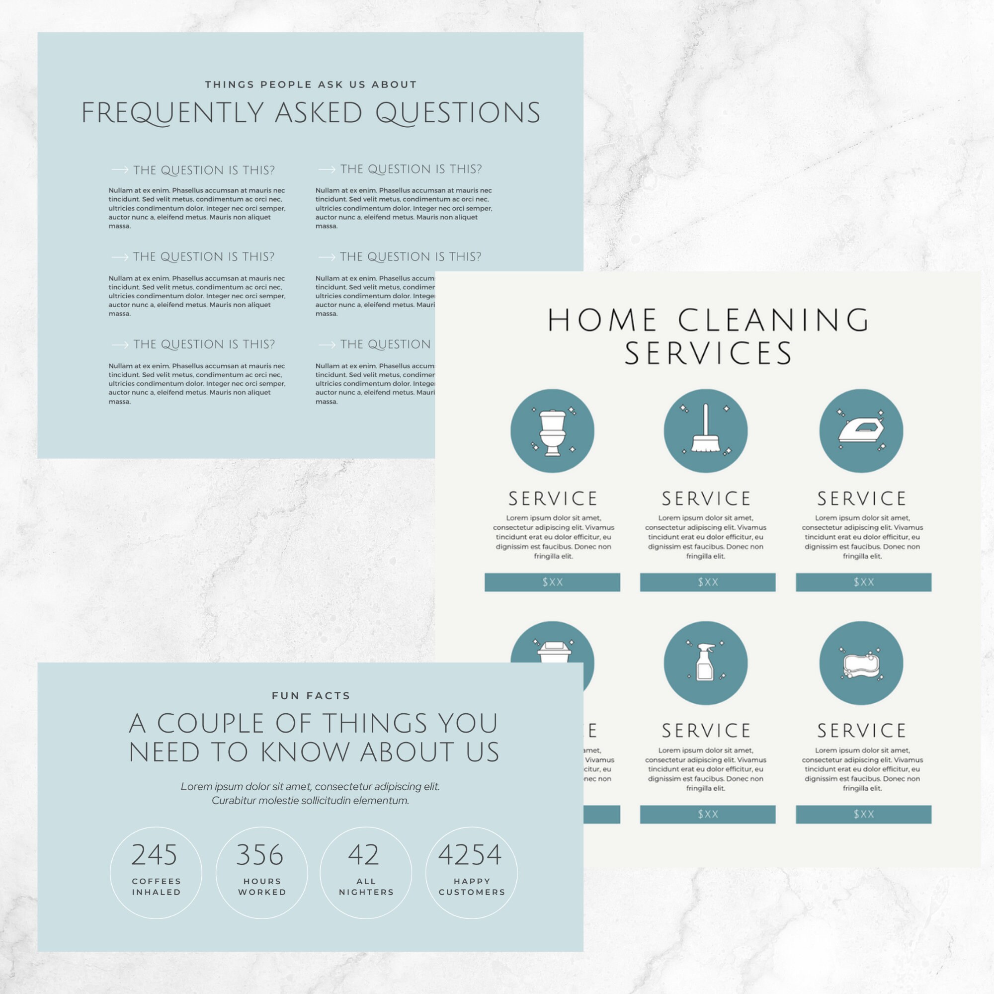 Canva Cleaning Service Website, Cleaning Web Page for Small Business ...