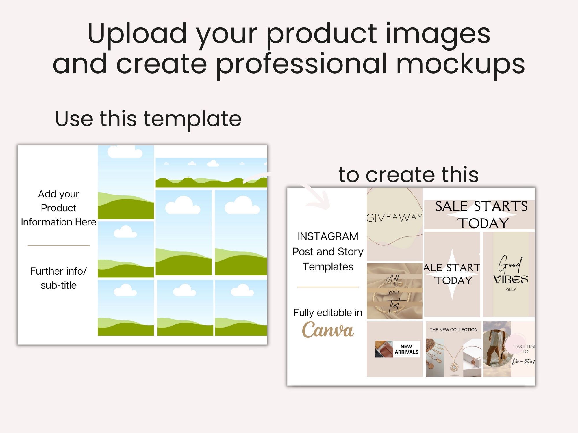 40 Canva Mockup Templates for Marketing and Product Promotion, Etsy ...