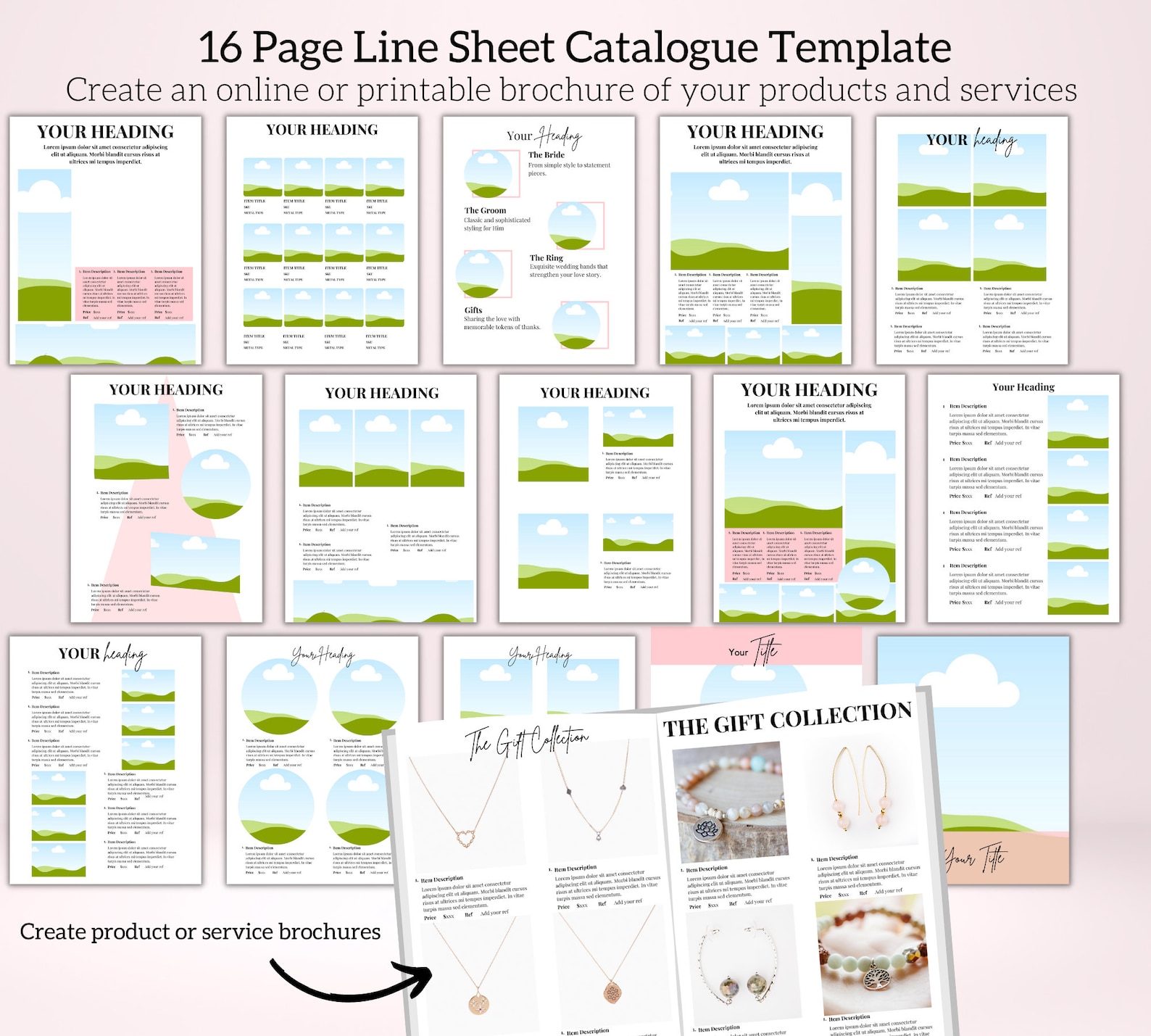 Editable Small Business Forms, Instagram Post Templates and Line Sheet ...