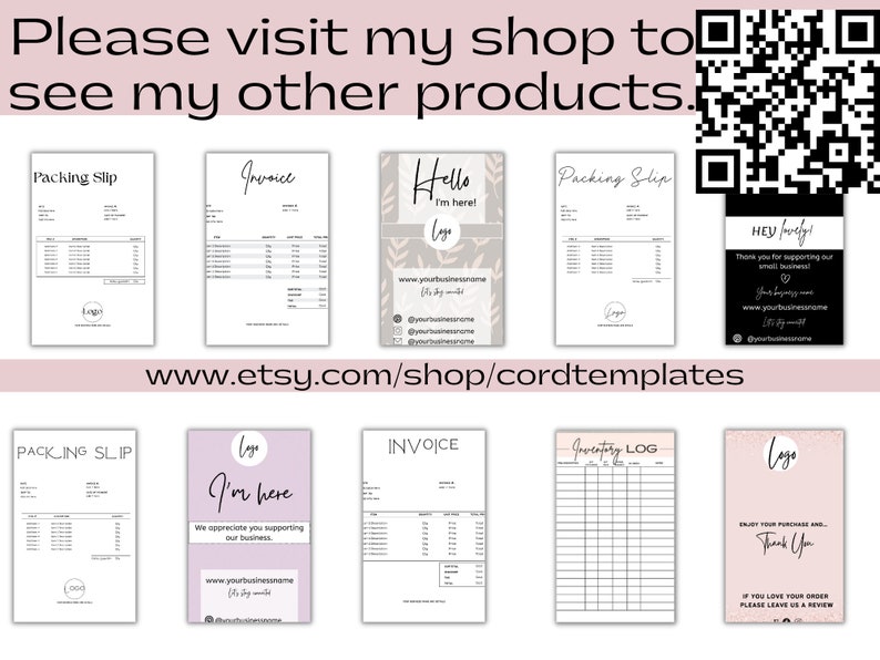 Editable Business Packing Slip Template, Minimalist Delivery Slip List ...