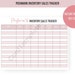 Stock Control Template, Inventory Management PDF Printable Record Sheet ...