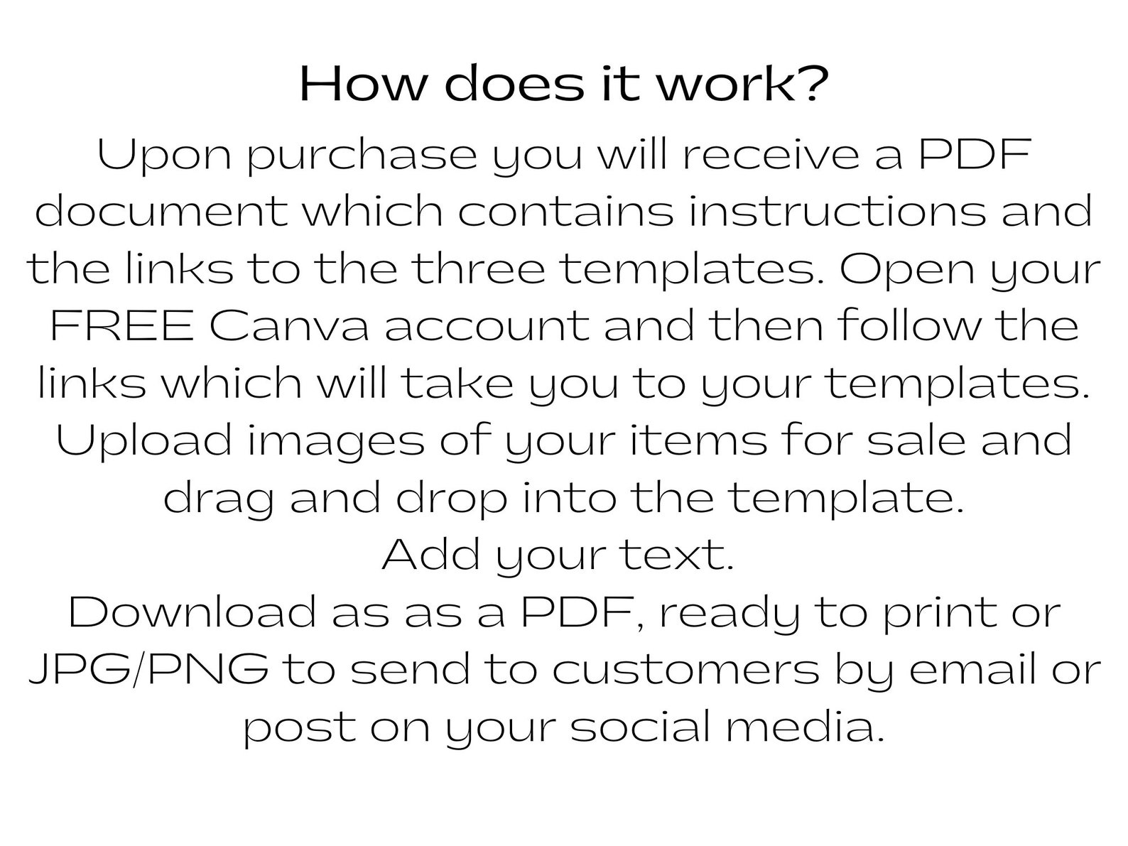 Poshmark Sales Flyer Mockup Template Pack Three Canva | Etsy