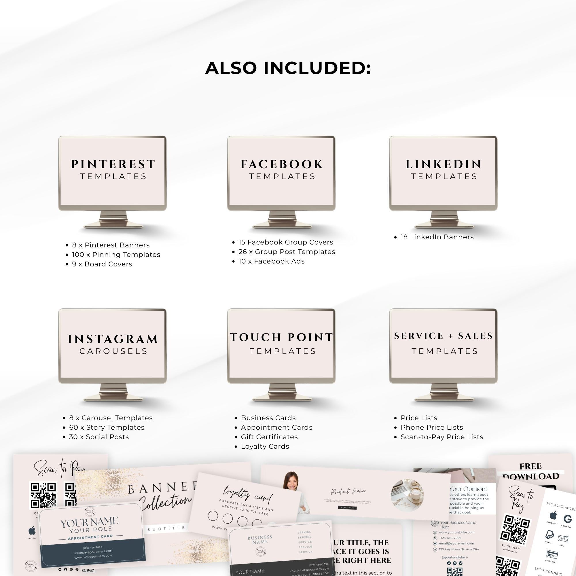 Small Business Starter Kit Canva, Editable Business Templates, Start-up ...