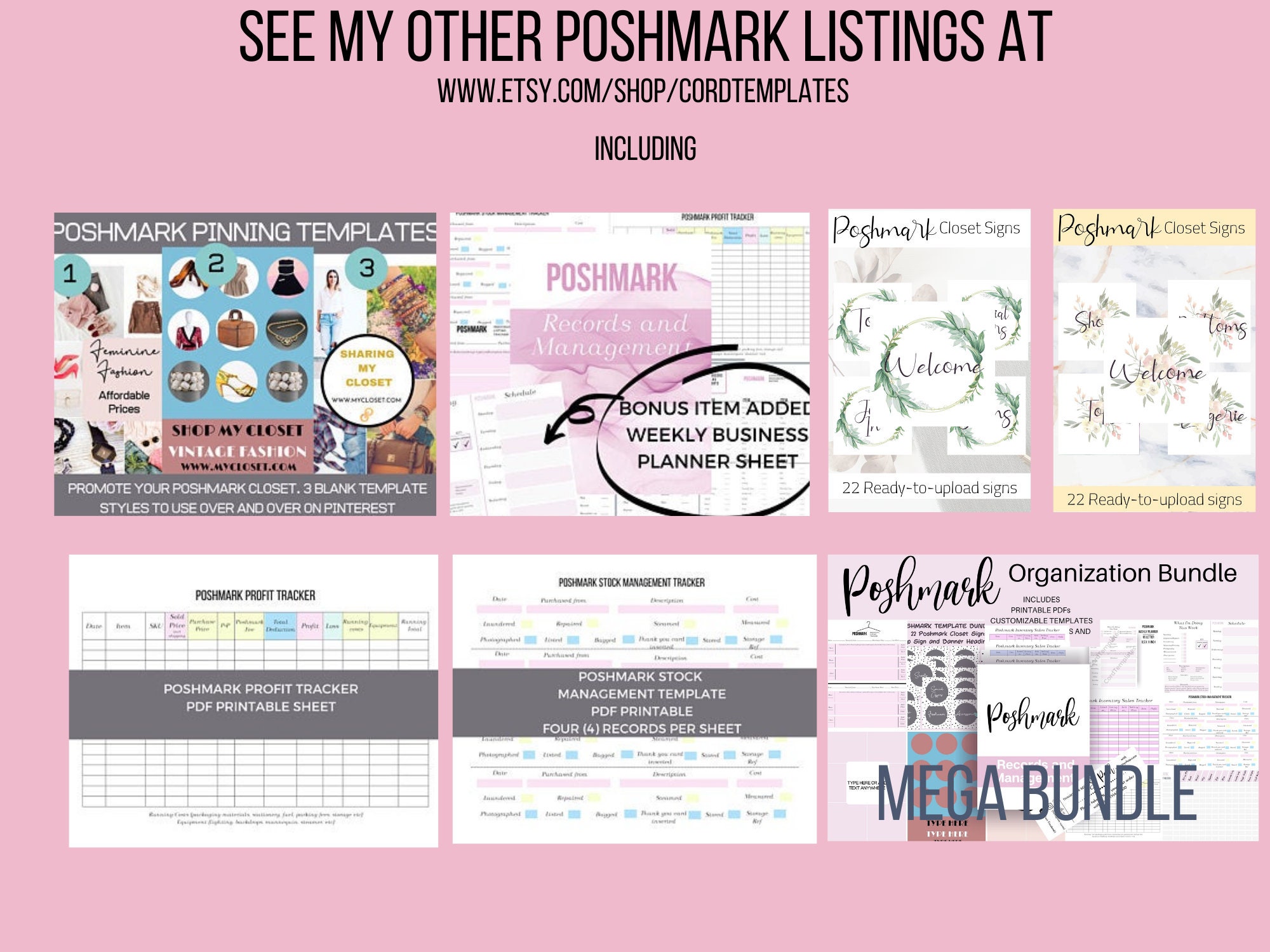 Poshmark Editable Measurement Template | Clothing Measurement Download ...