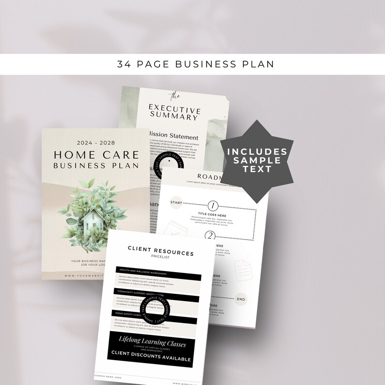 Home Care Service Branding Pack, Health Care Business Templates Pack ...