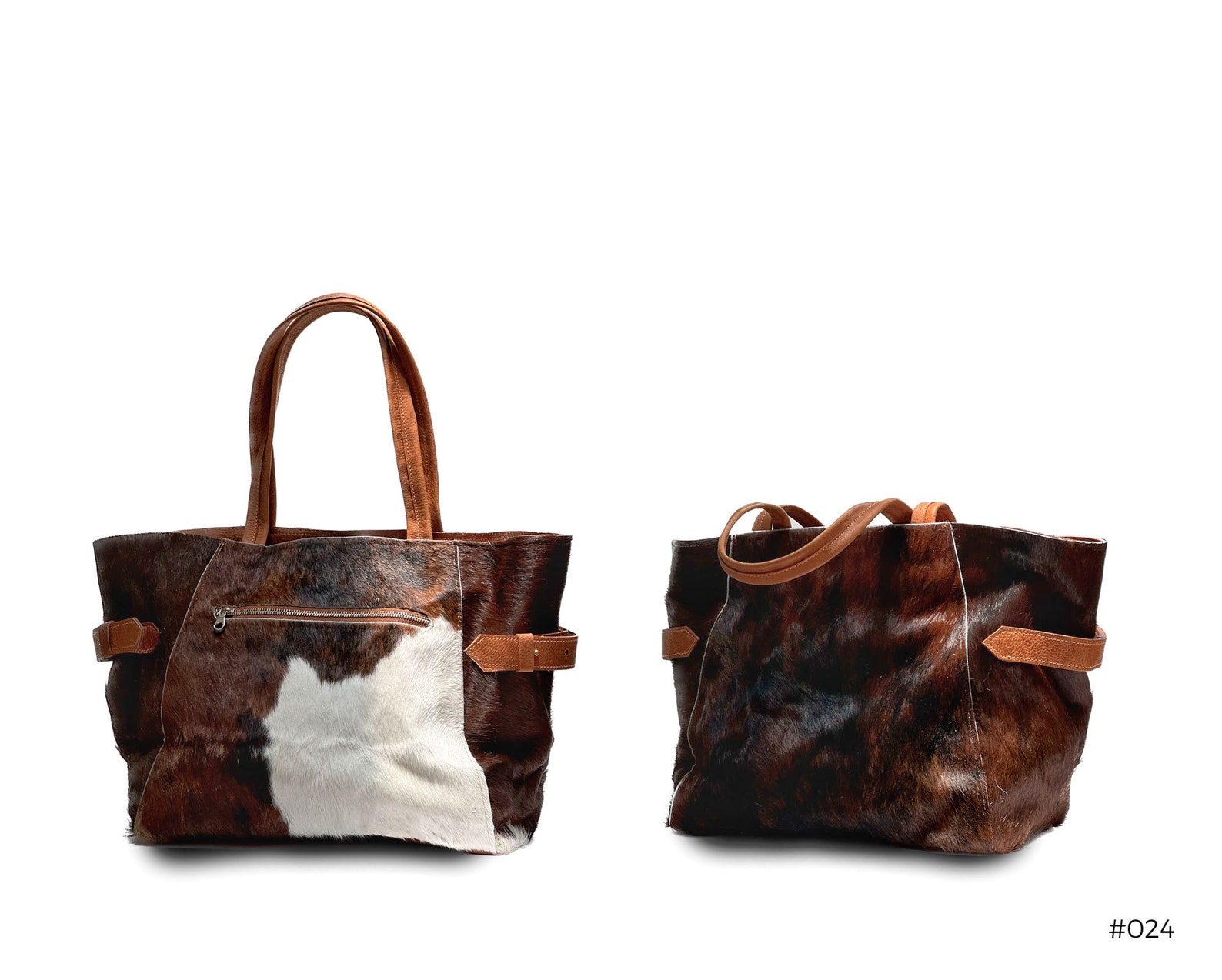 Cowhide Tote Bag Large Cowhide Tote Purse. - Etsy