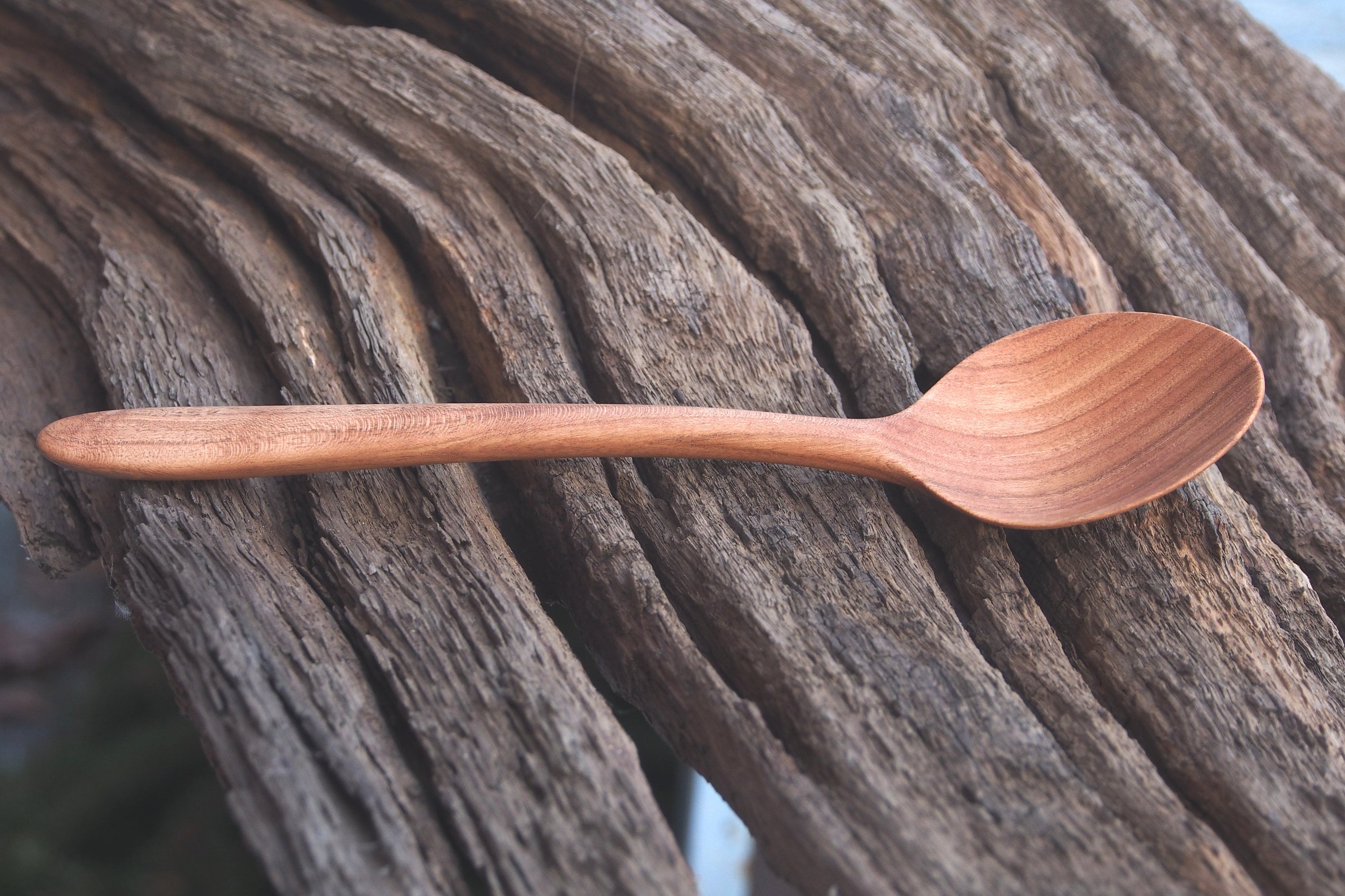 Wooden spoon cherry wood wooden spoon spoon tablespoon | Etsy
