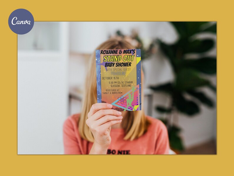 Powerline Movie Themed Baby Shower| Stand Out | Goof Party Invite ...