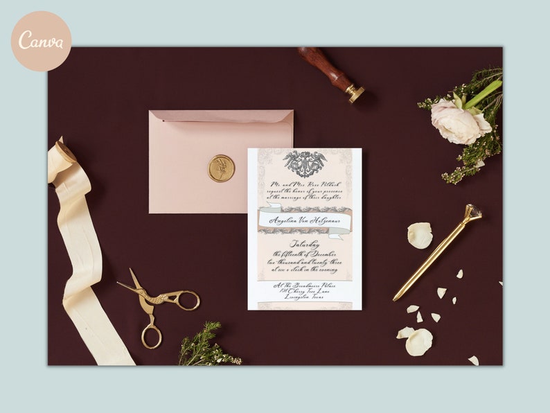 Royal Wedding Invitation | Victorian Ball Invite | Android & iPhone ...