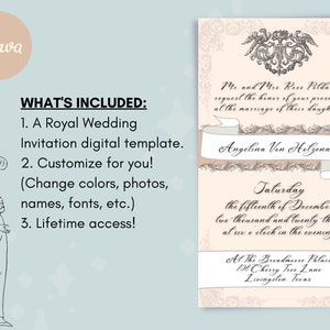 Royal Wedding Invitation | Victorian Ball Invite | Android & iPhone ...