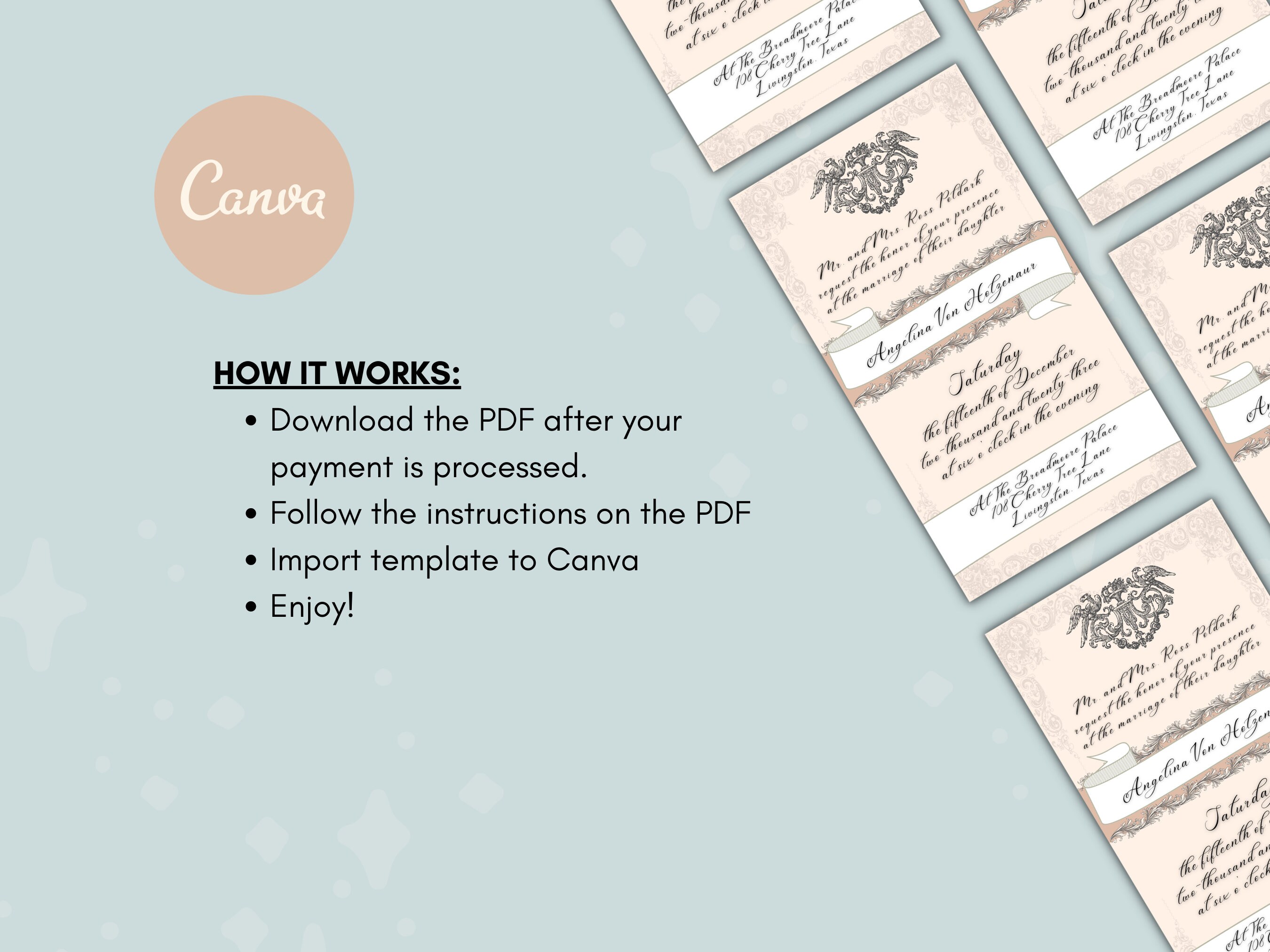 Royal Wedding Invitation | Victorian Ball Invite | Android & iPhone ...