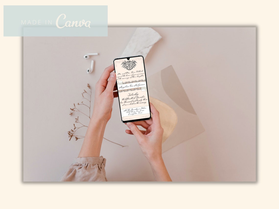 Royal Wedding Invitation | Victorian Ball Invite | Android & iPhone ...