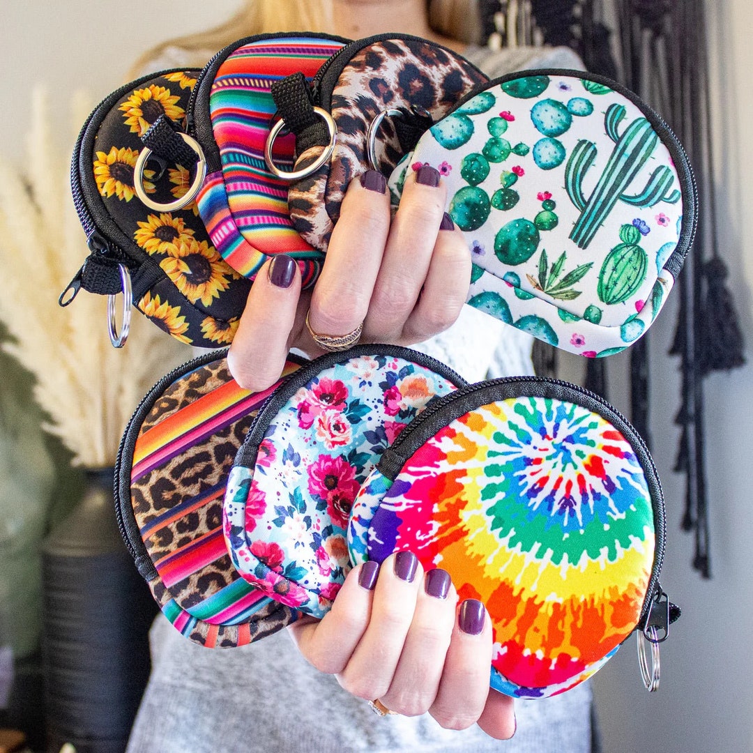 Gift Card Pouch Keychains | 7 Designs | 2024 Gift | Medication Pouch ...