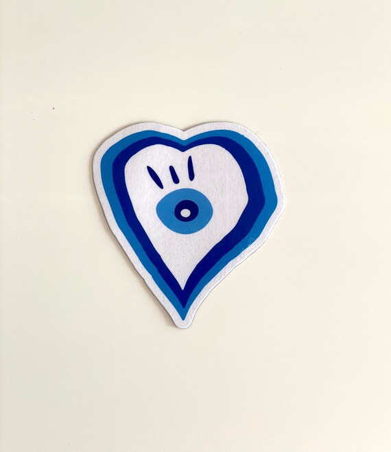 Papercraft Paper, Party & Kids evil eye heart sticker etna.com.pe