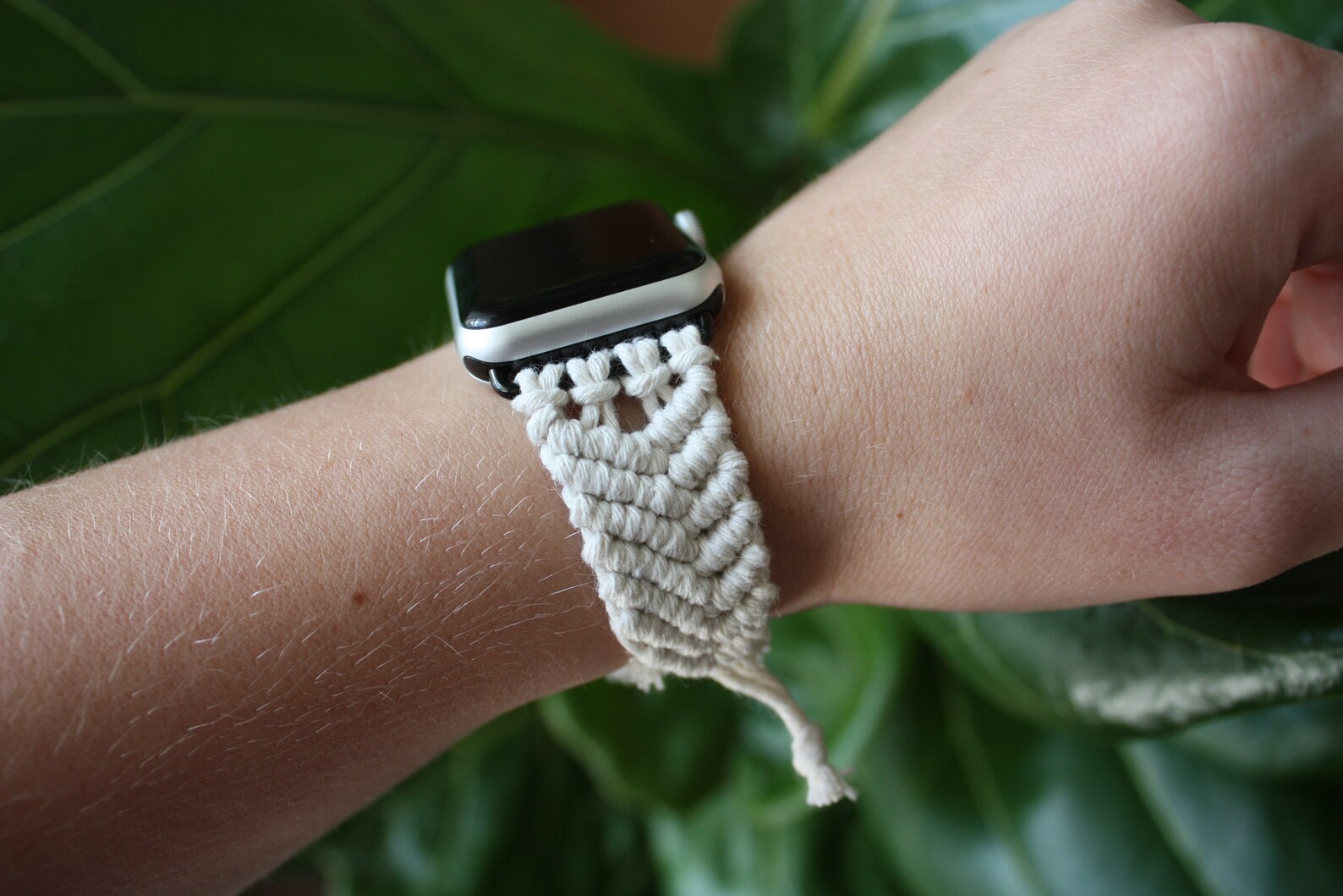 Macrame Watch Band Handmade Apple Watch Band Boho Apple | Etsy