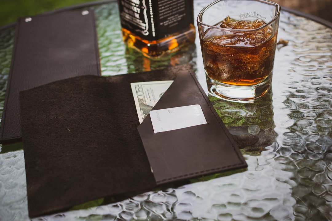 Leather Check Holder Leather Folder Check Presenter - Etsy