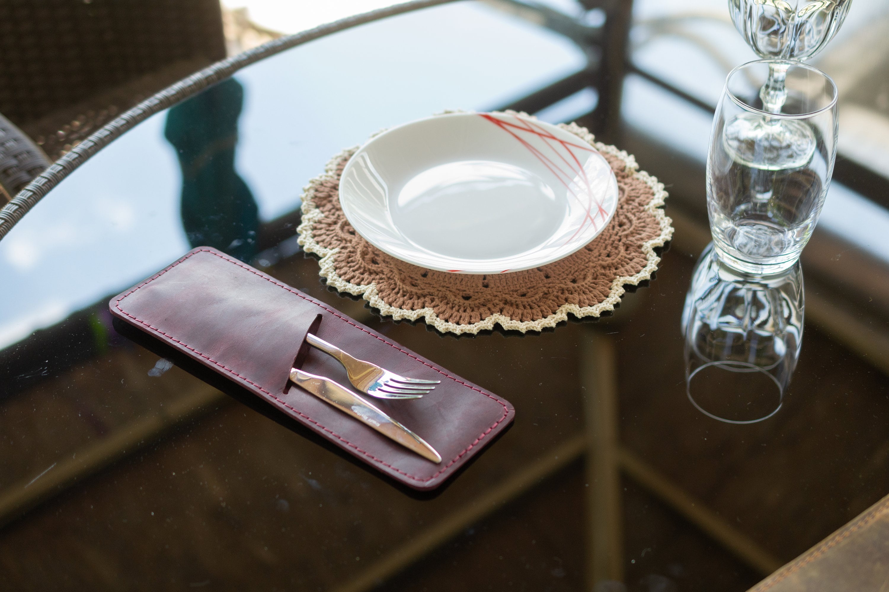 Leather Cutlery Pouch Utensil Pouch Leather Case for Spoon - Etsy