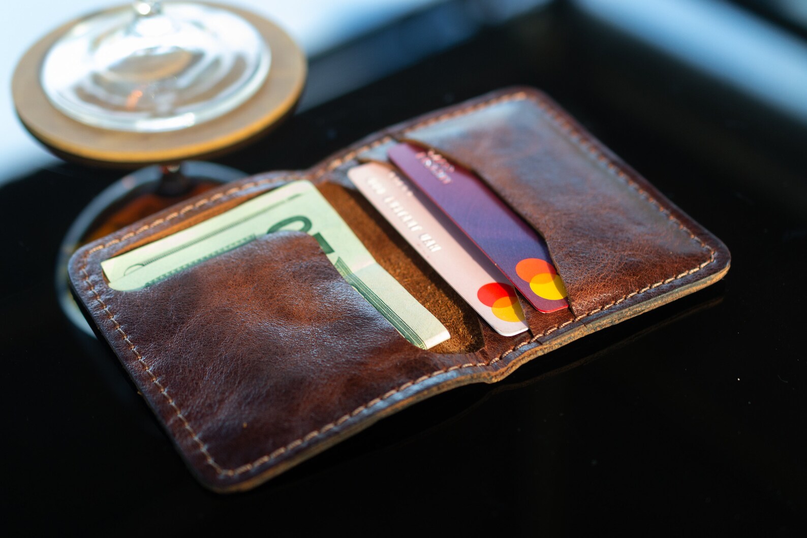 Wallet Leather Personalized Wallet Card Wallet Custom - Etsy